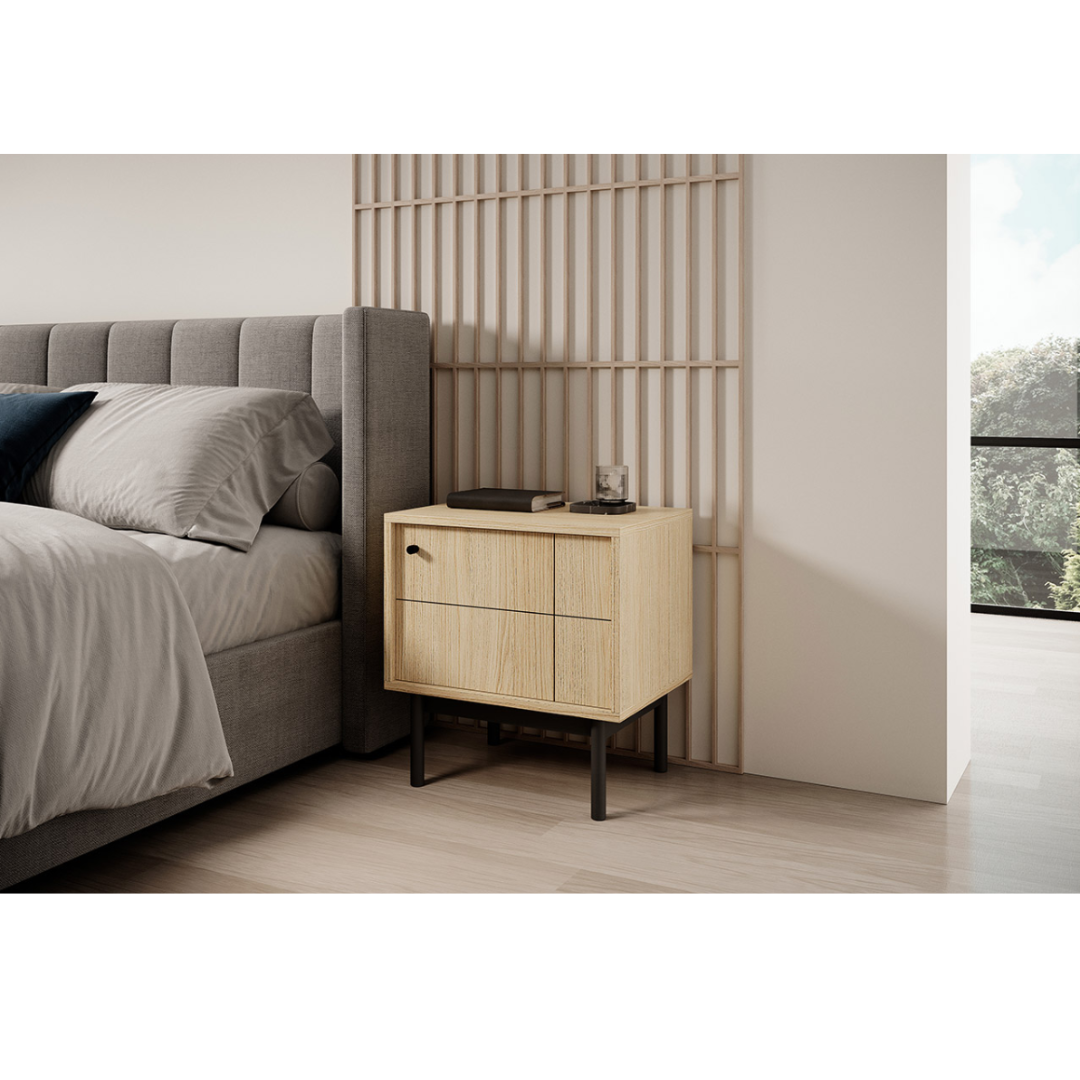 Nightstand – Linea Oak - OK Home