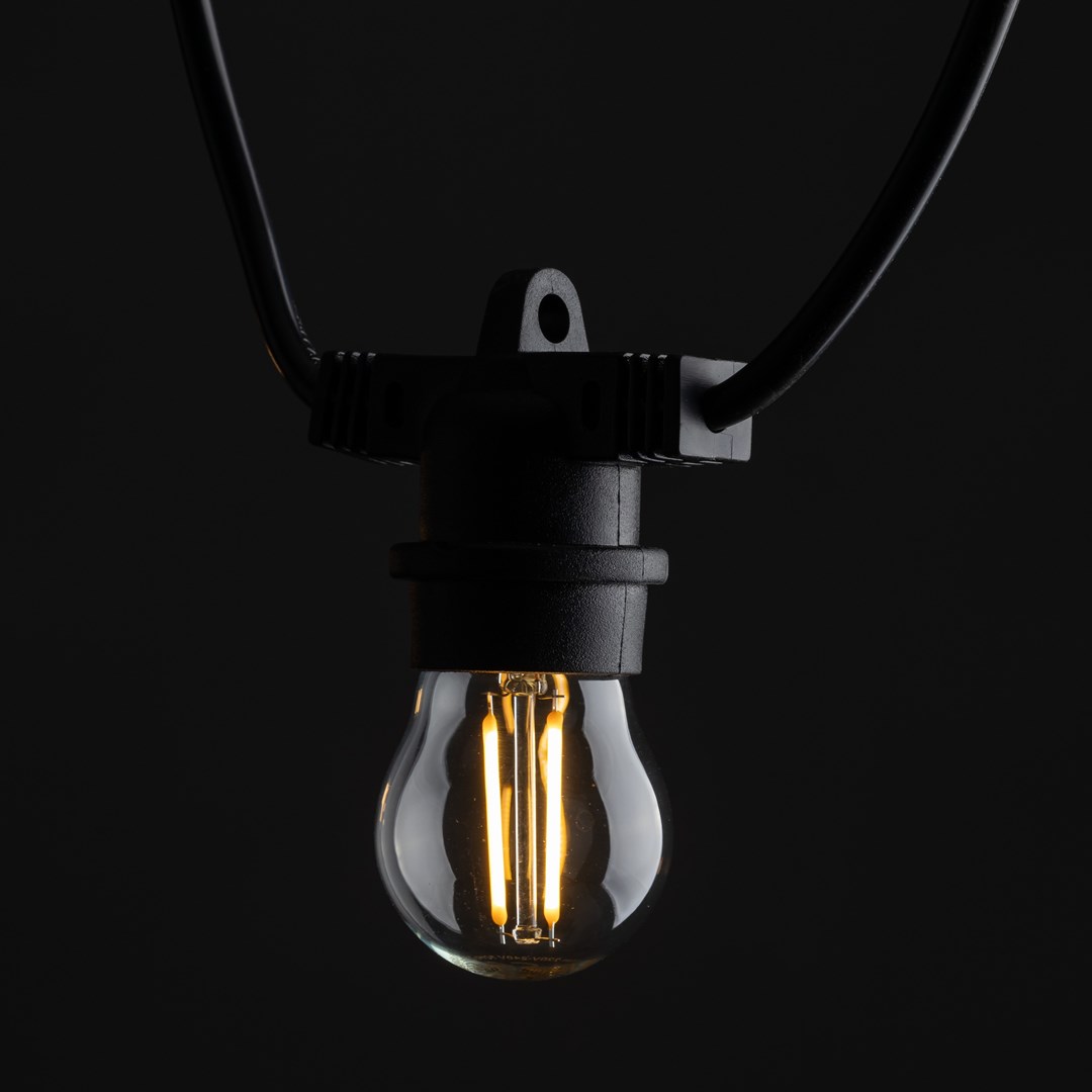 Outdoor IP65 String Lights - 11.5M - 10 E27 Sockets - Light Shop Malta ...