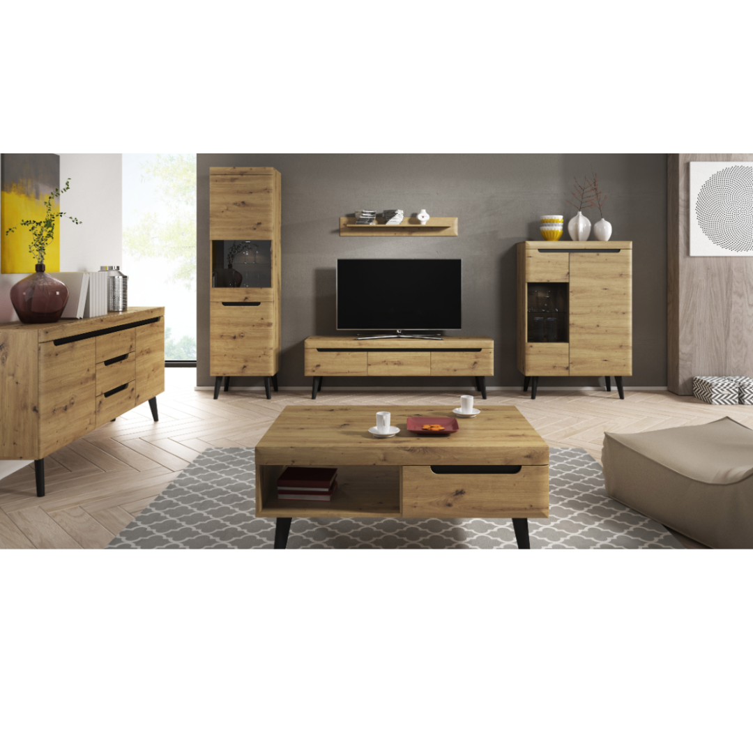 Coffee Table with Drawer – Artisan Oak - OK Home